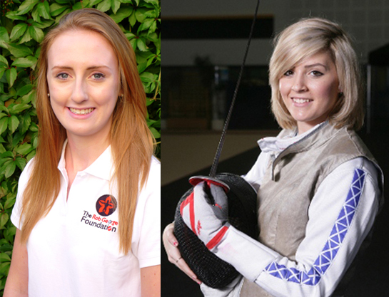 Three fencers - The Rob George Foundation