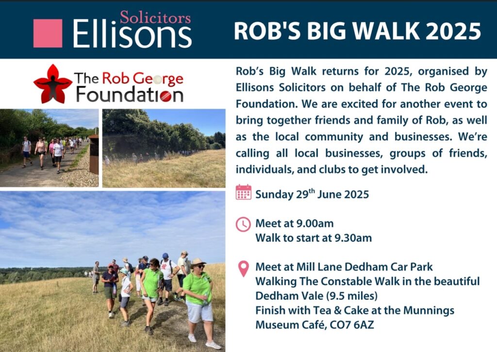 Rob’s Big Walk 2025 - The Rob George Foundation